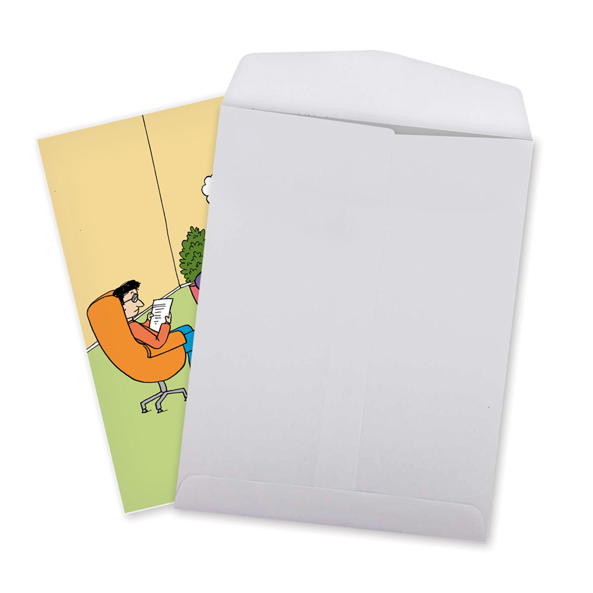 Emoji Counselor Cartoons Anniversary Jumbo Greeting Card