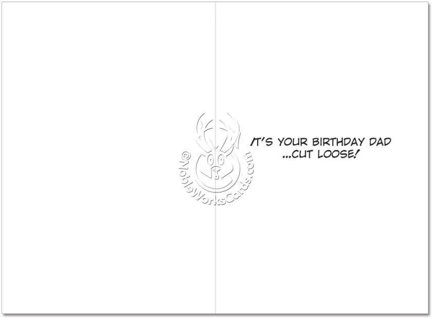 Farting Redneck Father's Birthday Funny Card