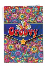 Groovy Funny All Occasions Greeting Card
