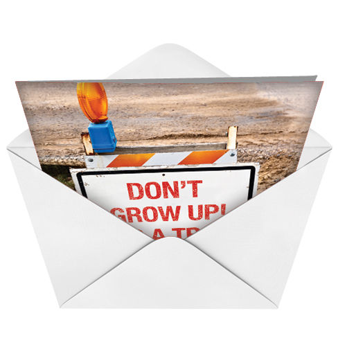 Unique Adult Humor All Occasions Greeting Card Its A Trap Blank