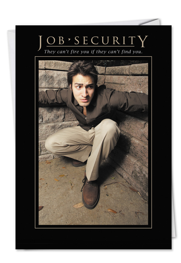 Job Security Life Like Box Diapers Funny Birthday Card