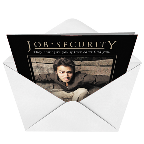 Job Security Life Like Box Diapers Funny Birthday Card