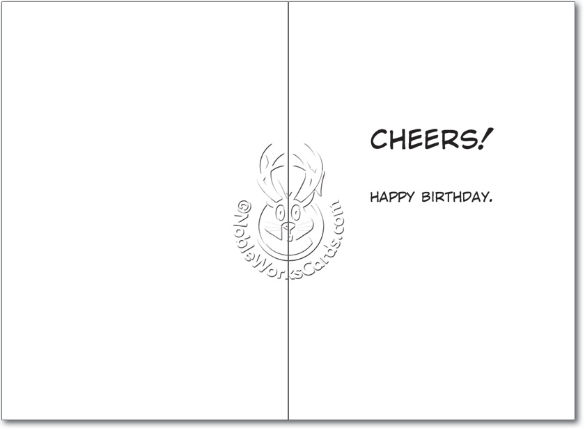 Joe Six Pack Funny Birthday Card