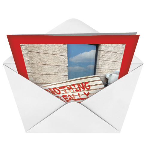 Nothing Mattress: Humorous Friendship Paper Card