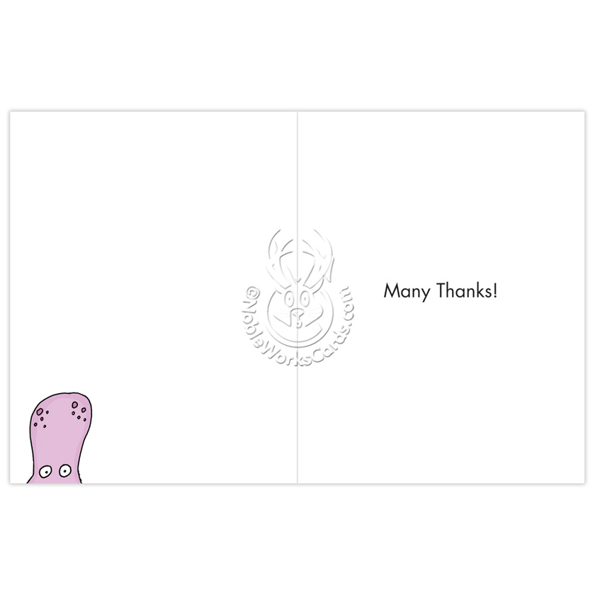 Octopus Thank You Cartoons Jumbo Thank You Card Maria Scrivan