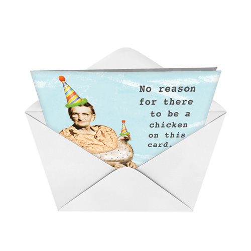 Pecker Excuse Picture Birthday Card Debbie Tomassi