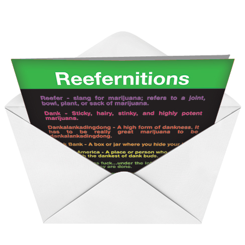 Reefernitions Funny Happy Birthday Card