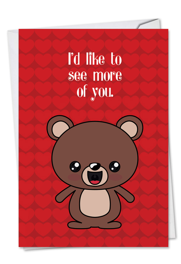 See More Of You Red Rocket Valentine's Day Card Nick Barelli