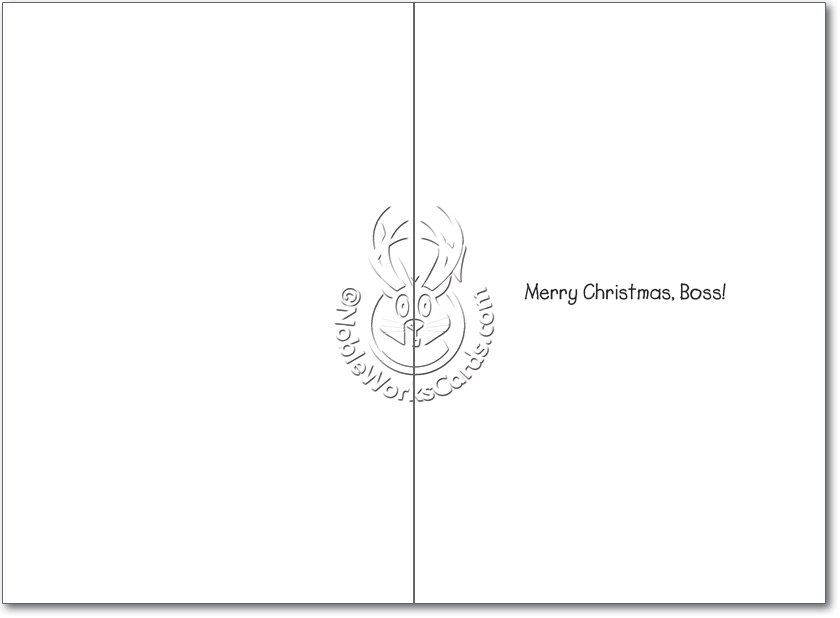 Funny Spruce Springsteen Christmas Card