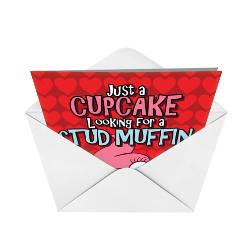 Stud Muffin Valentine's Day Joke Greeting Card