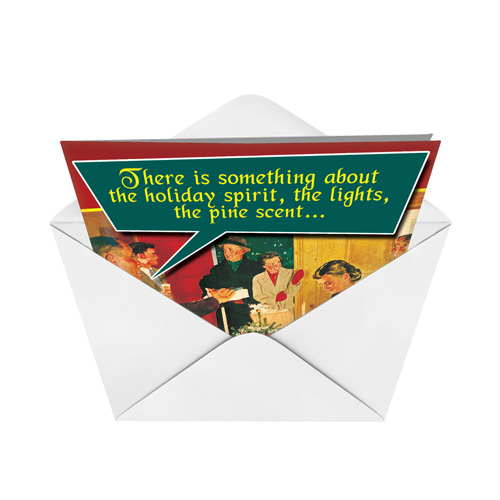 The Holiday Spirit Picture Christmas Paper Card