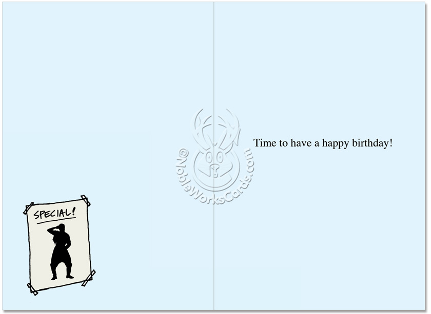 Time Travel Agency Birthday Card