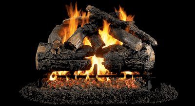 Real Fyre 36" Pioneer Oak Vented Natural Gas Logs Set - Match Light