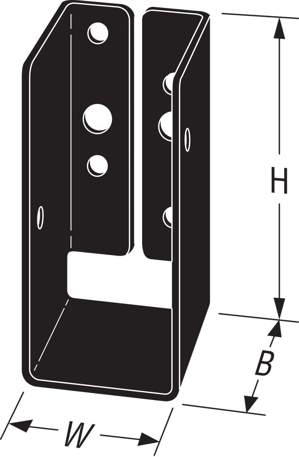 APLH24 Concealed-Flange Light Joist Hanger