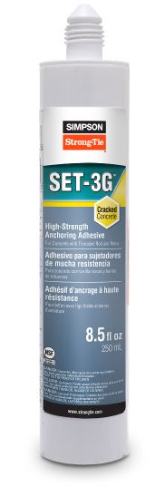 SET3G10 High-Strength Epoxy Adhesive - 8.5 OZ SET-3G W/2 NOZZLE AND ...