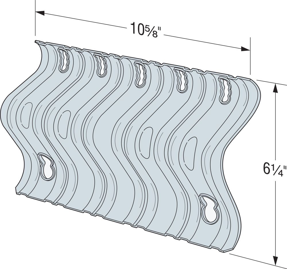 URFP-SDS3HDG Universal Retrofit Foundation Plate