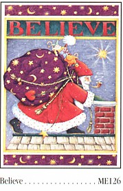 Believe Plack Santa