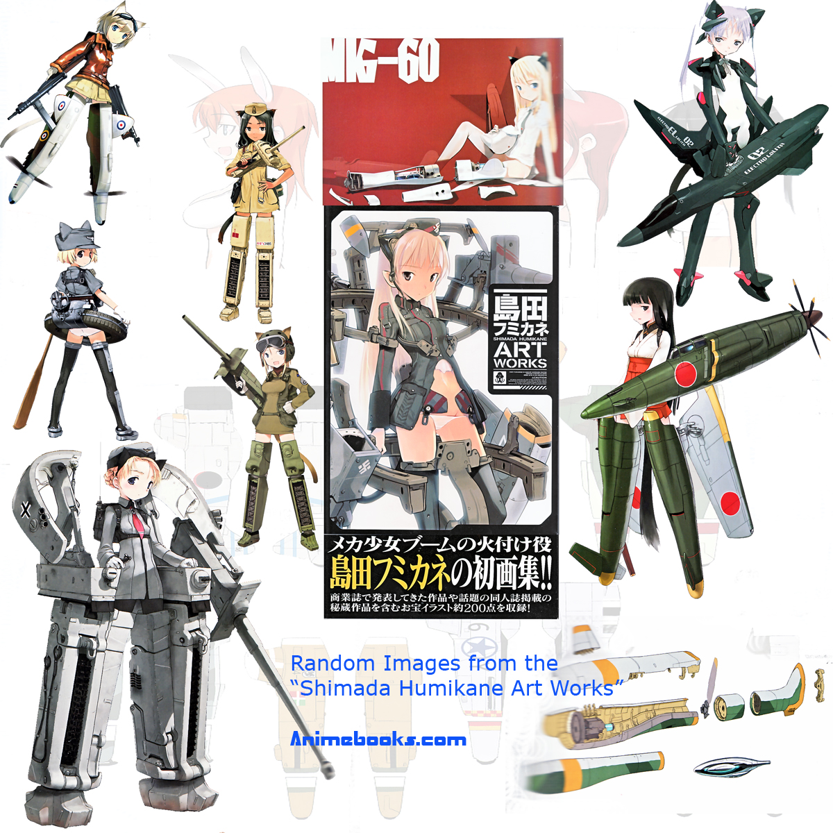 Shimada Humikane - Artwork Sample - Anime Books