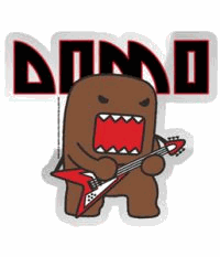 Sticker: Domo-Kun - Domo Rockstar - Anime Books