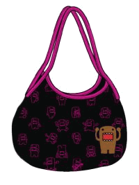 Bag: Domo-Kun - Domo Hobo Style Purple/Black - Anime Books