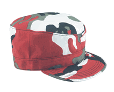 Red Camo Patrol Cap