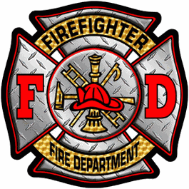 Colorful Firefighter Decals