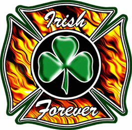 Irish Firefighter Window Decals
