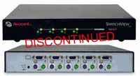 14045 - Avocent SwitchView 4-Port Desktop KVM Switch