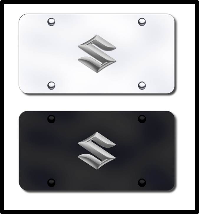 Suzuki Logo License Plates