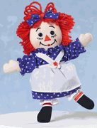 Raggedy Ann Doll by Applause - July