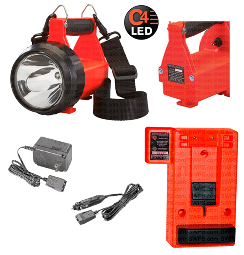 Streamlight Fire Vulcan LED Standard System Orange AC/DC - 1Charger - 44450 from SWPS.com