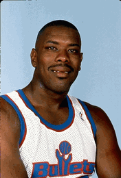 Terry Catledge - 1988-89 NBA Color Photo Slide - Washington Bullets