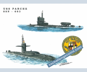 Submarine Art: USS Parche SSN 683
