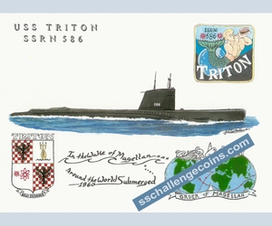Submarine Art: USS Triton SSN / SSRN-586