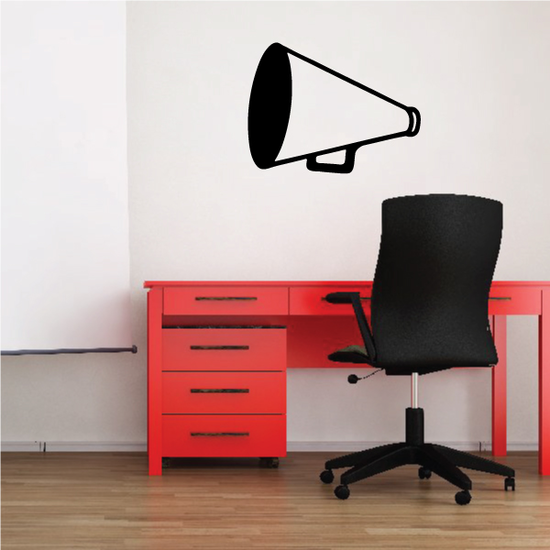 Cheer Megaphone Decal