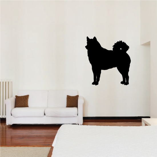 Curious Finnish Spitz Decal