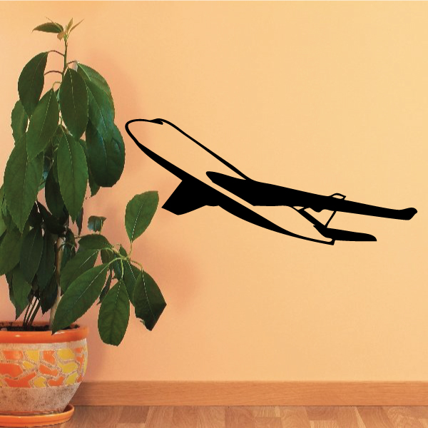 Large Airliner Flying Decal