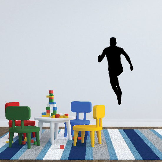 Track and Field Wall Decal - Vinyl Decal - Car Decal - 004