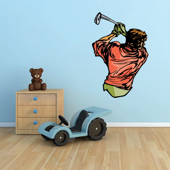 Golf Wall Decal - Vinyl Sticker - Car Sticker - Die Cut Sticker ...