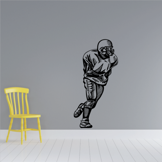 Football Wall Decal - Vinyl Decal - Car Decal - CDS011