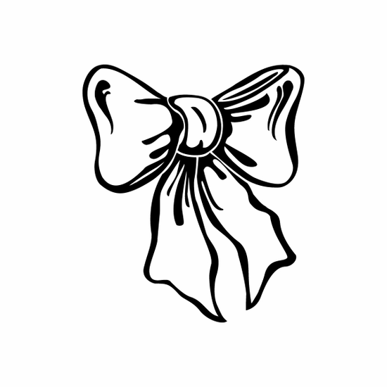 Ribbon Ribbons Seasonal Holiday Car Window Vinyl Decal Sticker Stickers 01