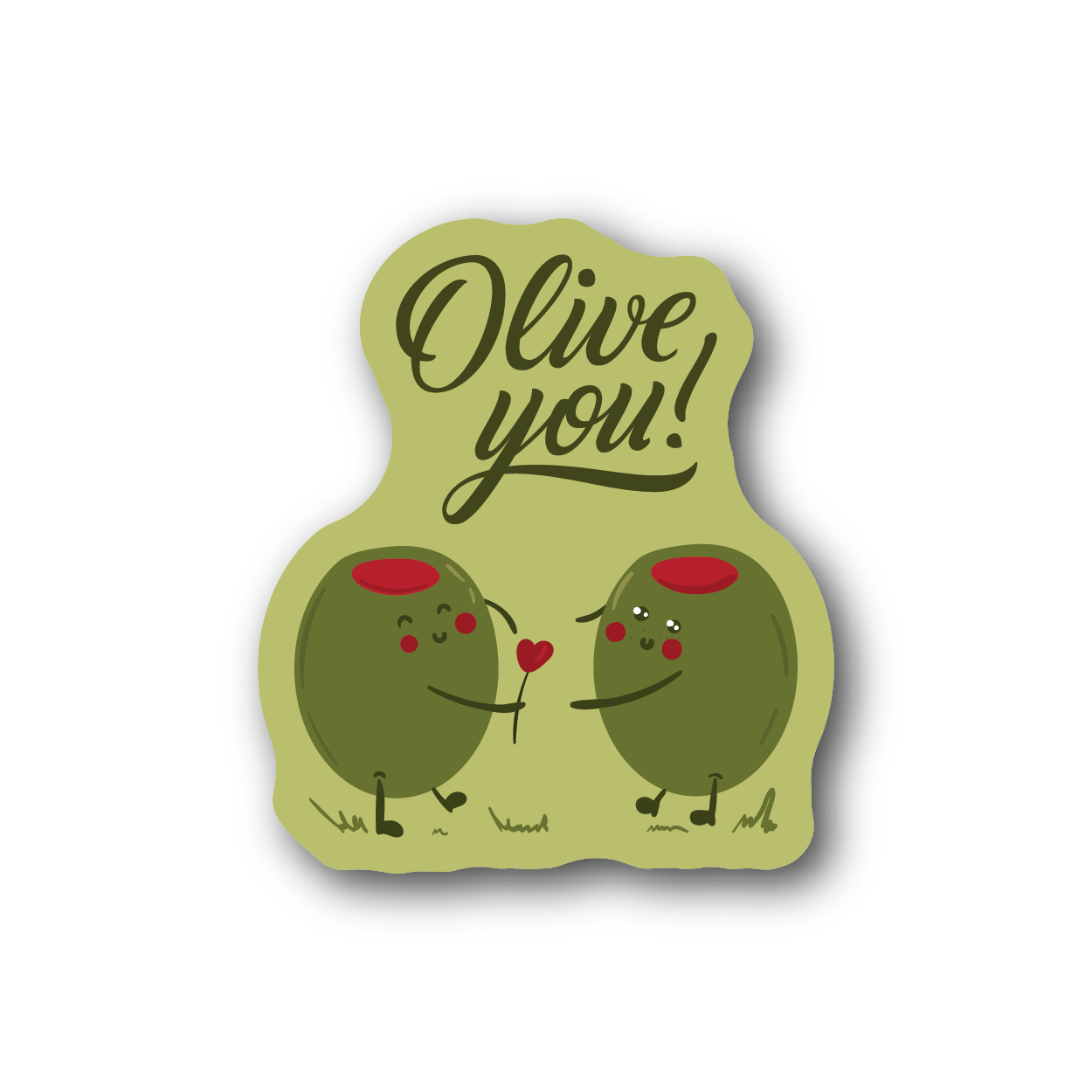 Olive You Sticker