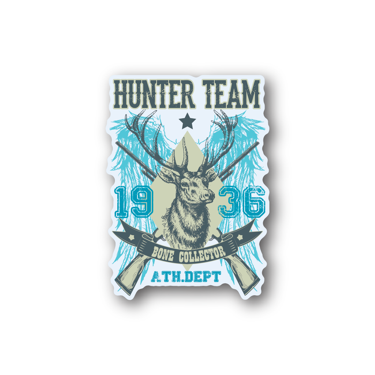 Hunting Team Sticker