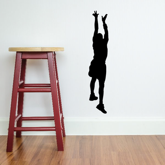 Basketball Leaping Catch Jump Decal