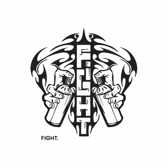Spray Paint Cans Fight Decal