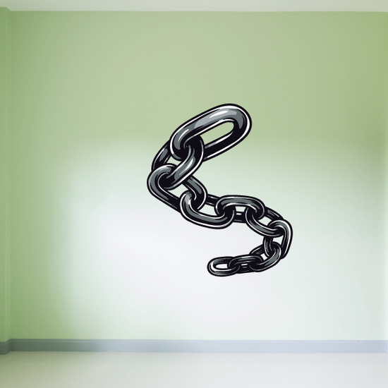 Metal Chain Sticker