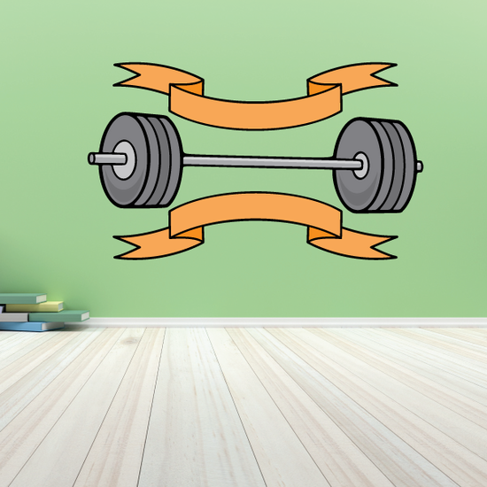 Weight Lifting Wall Decal - Vinyl Sticker - Car Sticker - Die Cut ...