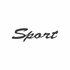 Sport Cursive Decal