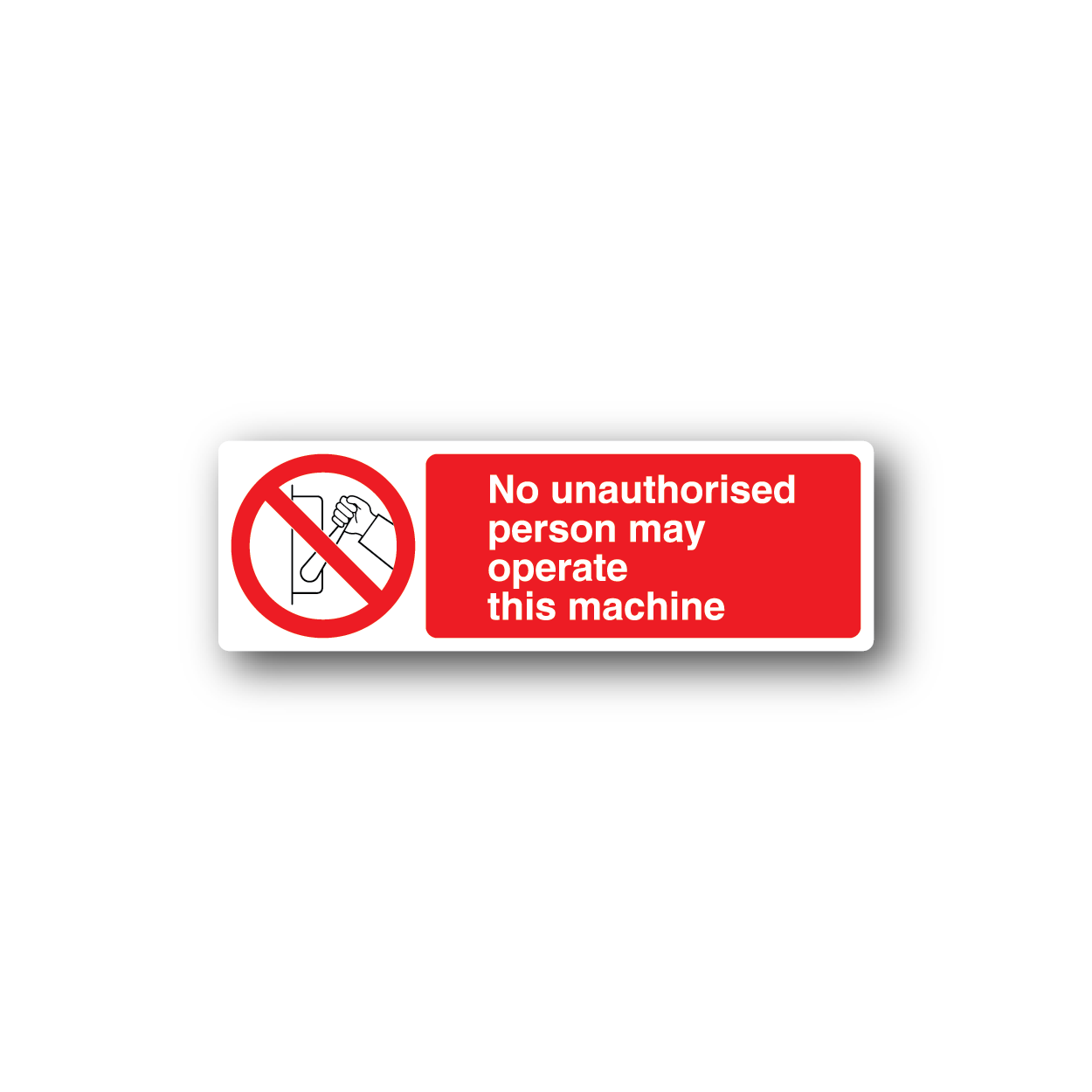 NO Safety Sign Wall Decal - Vinyl Sticker - Car Sticker - Die Cut ...