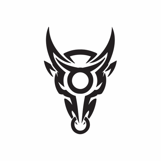 Taurus Symbol Bull Head Decal